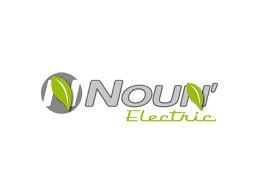 Logo Voiture : Marque Noun Electric | Format HD Png Dessin Blanc Noir