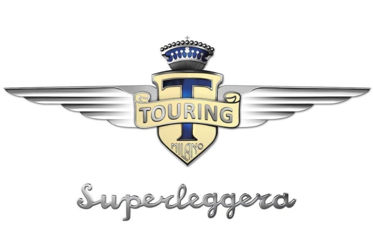 Logo Voiture : Marque Touring Superleggera | Format HD Png Dessin Blanc ...